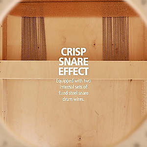 Meinl Cajon Box Drum with Internal Snares - MADE IN EUROPE - Baltic Birch Wood, Snarecraft Series, 2-YEAR WARRANTY (SC100B)