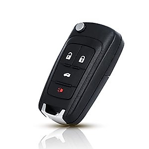 Key Fob Keyless Entry Remote Compatible with Chevy Cruze/Camaro/Impala/Equinox/GMC Terrain/Buick Lacrosse/Regal/Verano/Encore 2010-2019 Car Key Replacement for OHT01060512 (4 Buttons)