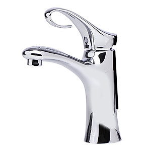 ALFI brand AB1295 Single Lever Bathroom Faucet, Brushed Nickel