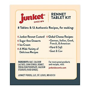 Junket Rennet Tablets, 0.23 Ounce (Pack of 3)