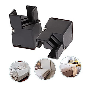 SEWOART 2pcs Desktop Desk Heavy Duty Bed Risers Adjustable Bed Risers Desk Extender Bed Risers 2 Inch Desk Risers Furniture Riser Table Risers Table Leg Risers Lift Platform Bed Bedstead