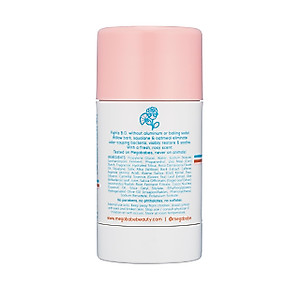 Megababe Daily Deodorant - Rosy Pits | 72 hour Odor Protection | Aluminum-Free, Clear & Clean | 2.6 oz