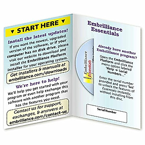 Embrilliance Essentials, Embroidery Software for Mac & PC