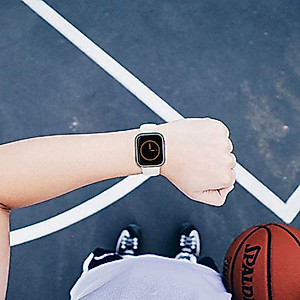 Yolovie Compatible for Apple Watch Case 38mm 40mm 42mm 44mm Bling Crystal Diamonds Rhinestone Bumper Cover for Women Girl, Hard PC Protective Frame for iWatch Series 6/5/4/3/2/1/SE - 40mm Colorful