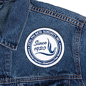 Desert Cactus Zeta Phi Beta Sorority Patch Embroidered Appliqué Sew or Iron On Greek Blazer Jacket Bag (Patch 7)