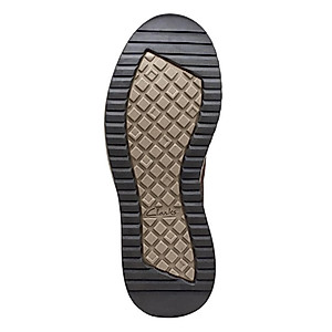 Clarks Men's Wellman Trail AP Oxford, Dark Brown Combi Waterproof, 9.5 Wide