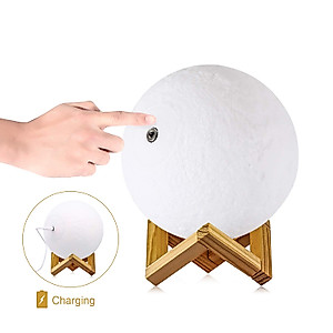 DC Charging Cord for LOGROTATE 4.7 inch Moon Lamp, Round Port