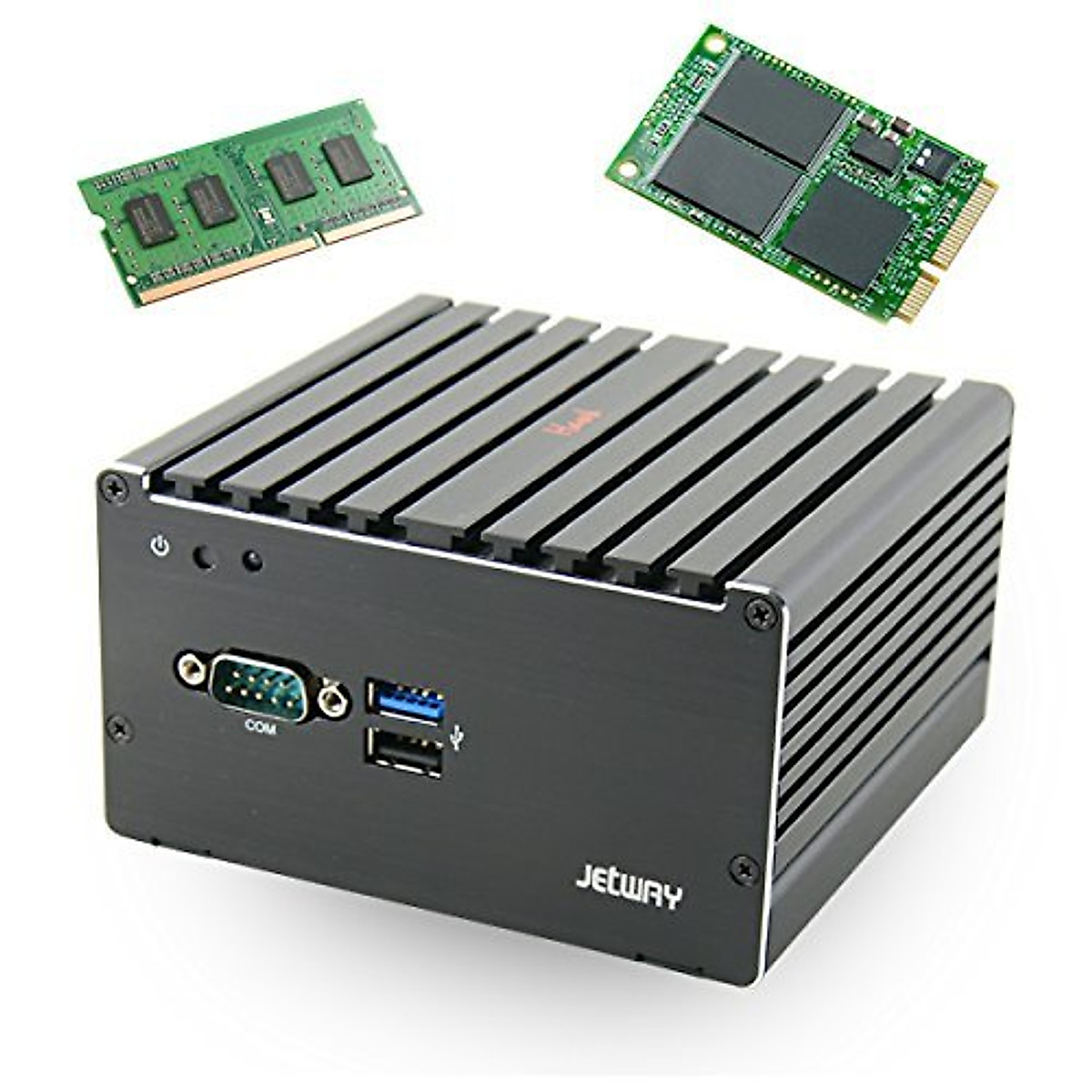 Jetway JC320U93W-2930-B Celeron N2930 Dual LAN NUC, 2.5" HDD, 4GB, 128GB mSATA