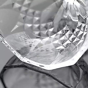 Lavo Home Dessert Ice Cream Cups Mini Truffle Bowls, Salad Fruit Glass Dish Crystal Style - Lead (Pb) Free (6)