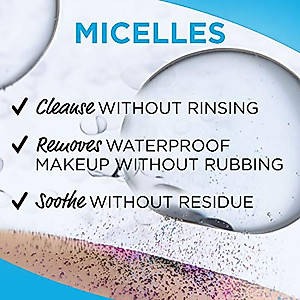Garnier Micellar Facial Cleanser & Makeup Remover Wipes for Waterproof Makeup 25 Count (Packaging May Vary)