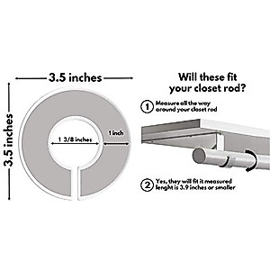 Baby Closet Size Dividers | Set of 8 | Nursery Clothes Organization Sized from Newborn | 1 - 24 Months to Toddler | Perfect for Baby Shower (Unisex - Animals)