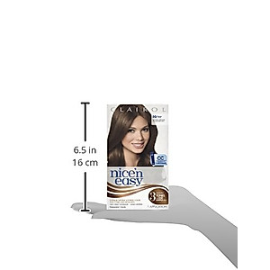 Clairol Nice'n Easy Liquid Permanent Hair Dye, 5G Natural Medium Golden Brown Hair Color, Pack of 3(Packaging May vary)
