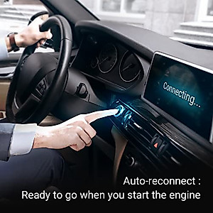 TUNAI Dragonfly Wireless CarPlay Adapter for Apple iPhone, Car Play Dongle for Factory OEM Wired CarPlay Cars, Bluetooth Magic Box Plug & Play, Auto Reconnect, Online Update, USB A &Type C Compatible