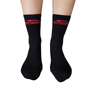 EDEA Skating Socks (Black, Medium (240-270))