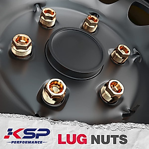 KSP M14x1.5 OEM Factory Lug Nuts 24PCS, 14mmx1.5 Open End Wheel Lugnuts for Silverado Suburban Express Sierra 1500 Avalanche Escalade 6 Lug 5 Lug Wheel, Set of 24