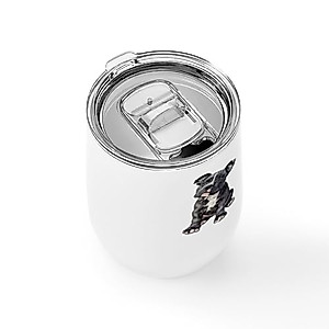CafePress American Bully Puppy Insulated Wine Tumbler 12 oz