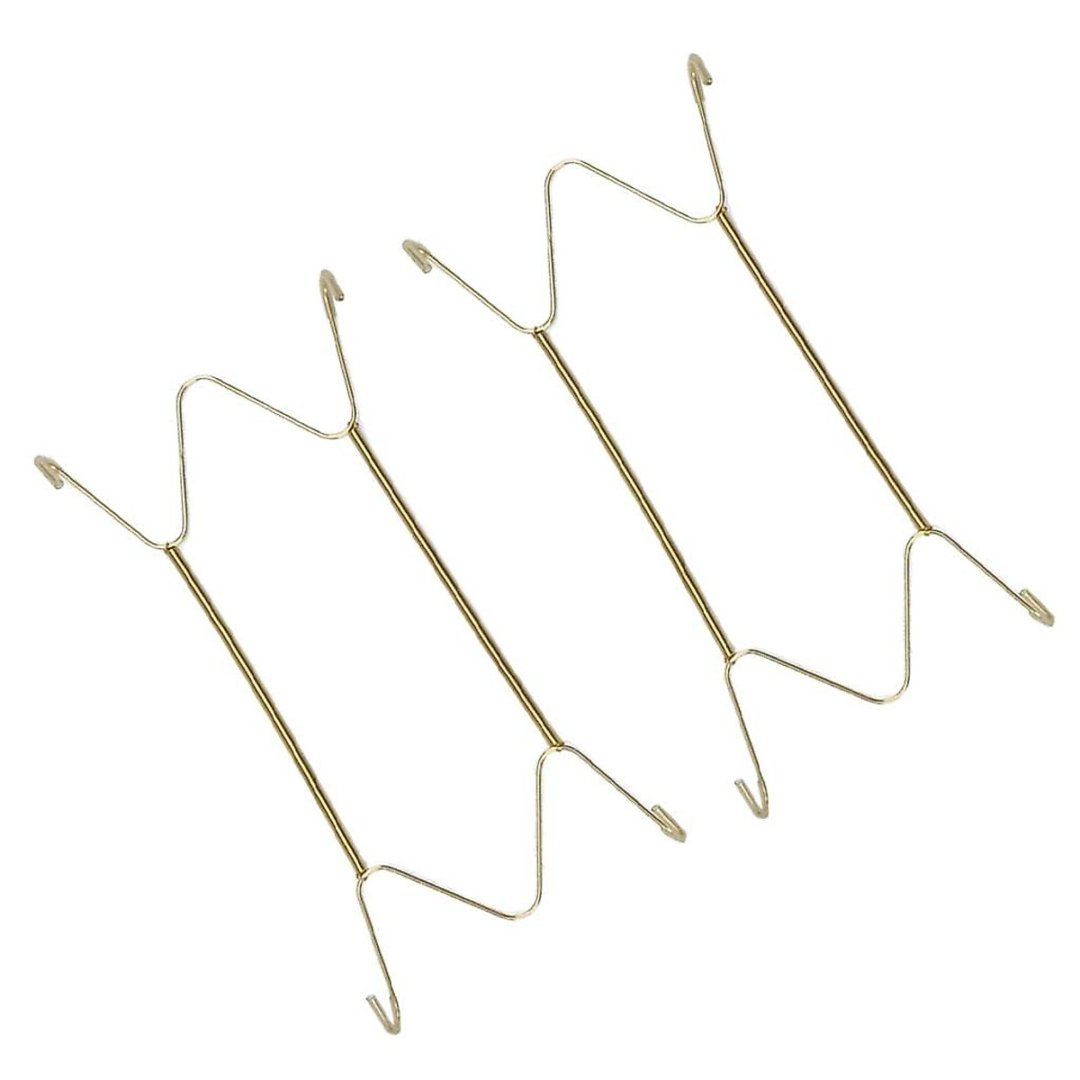 Gazechimp 4pcs Invisible Wall Hanging Plate Hook Hanger Dish Display Holder W Shape