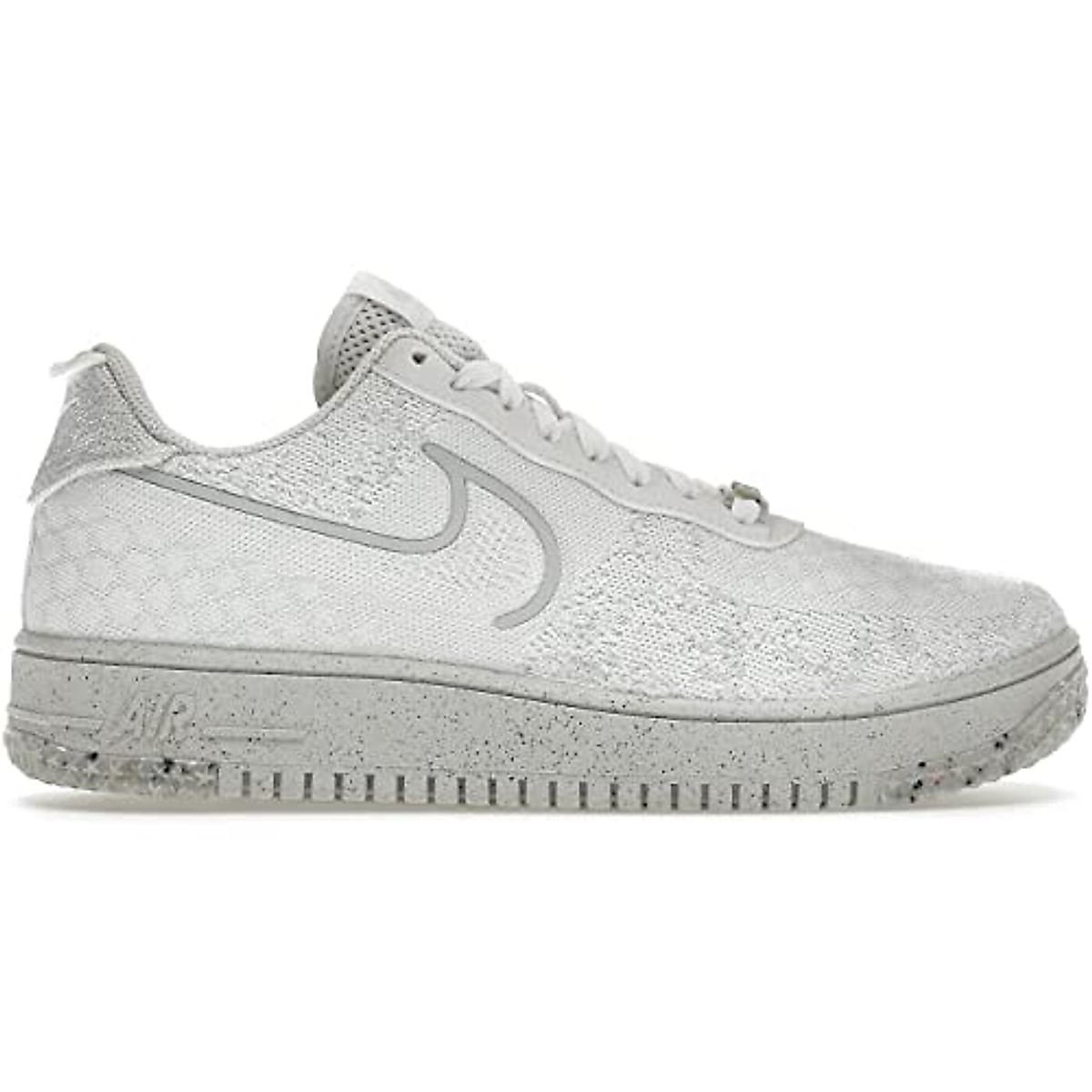 Nike Men's Air Force 1 Low Crater Basketball Shoes, White/White-summit White, 10