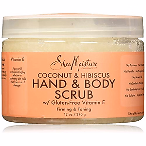Shea Moisture Sheamoisture Coconut & Hibiscus Hand & Body Scrub, 12 Oz