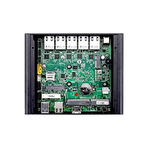 Qotom-Q750G5-S08 Router Mini PC Intel Celeron J4125 AES-NI 5X Intel I225-V 2.5G LAN Quad Core (8G DDR4 RAM + 128G MSATA SSD)