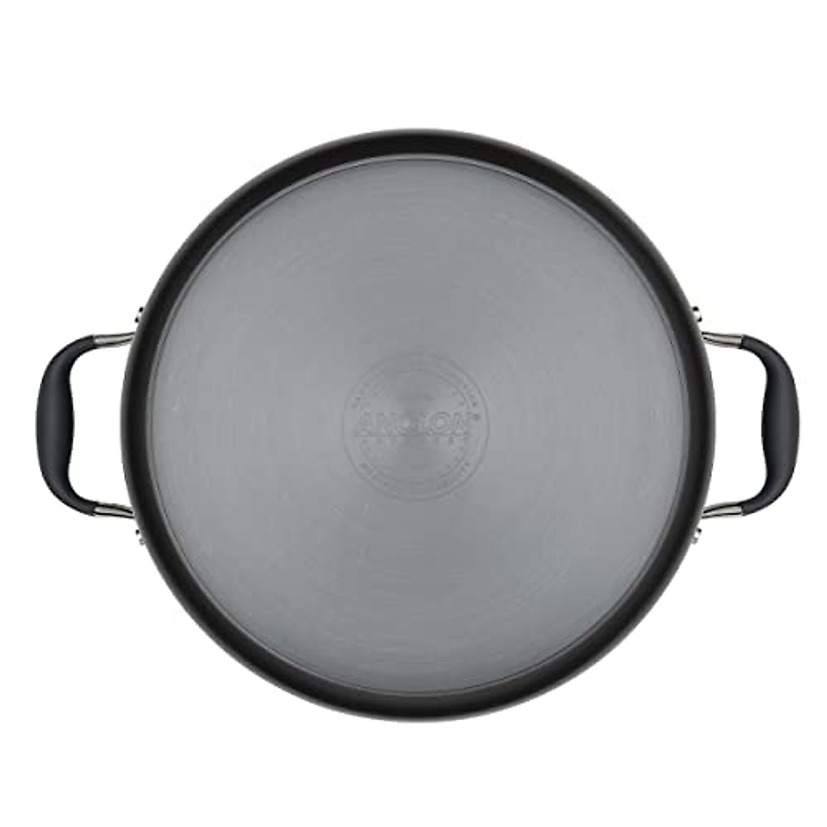 Anolon Advanced Hard-Anodized Dutch Oven Multipurpose Steamer Set, 8.5-Quart, Graphite