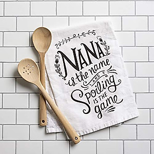 Primitives by Kathy Boho Cotton Kitchen Towel Set - Funny Sayings, Housewarming Gift, Fall Decor, 28"x28"