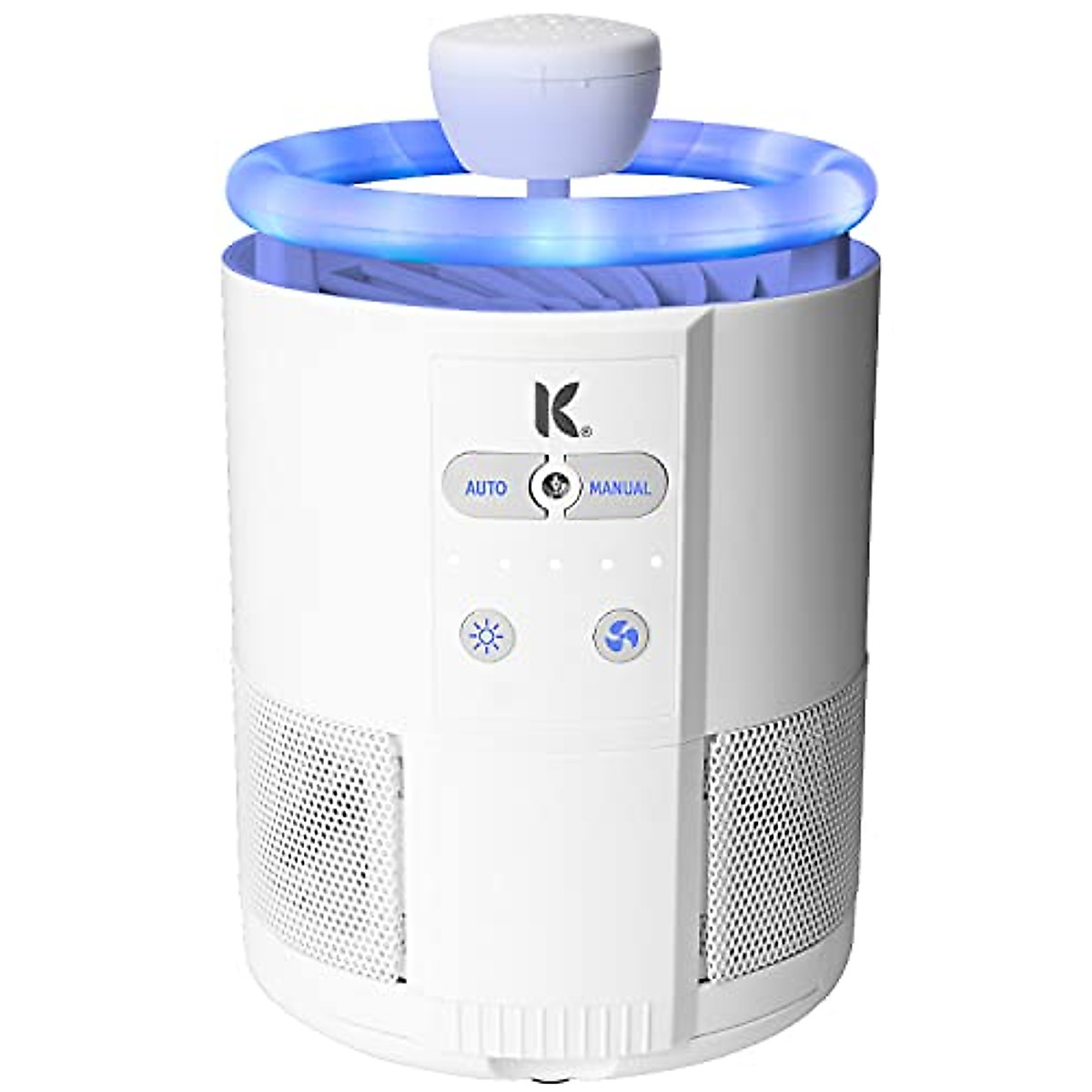 Katchy Duo 2 in 1 Indoor Fruit Fly Trap, Mosquito Killer, and Gnat & Bug Catcher with UV Light Fan and Sticky Traps for Bugs