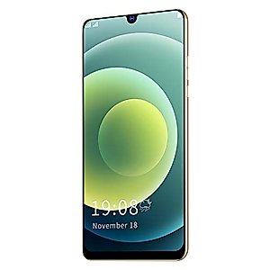 Yunseity IP12 PRO Unlocked Android Smartphone,6.26in Full Screen Dual SIM Cell Phone,Face Recognition Unlocked Android Smartphone(Gold)