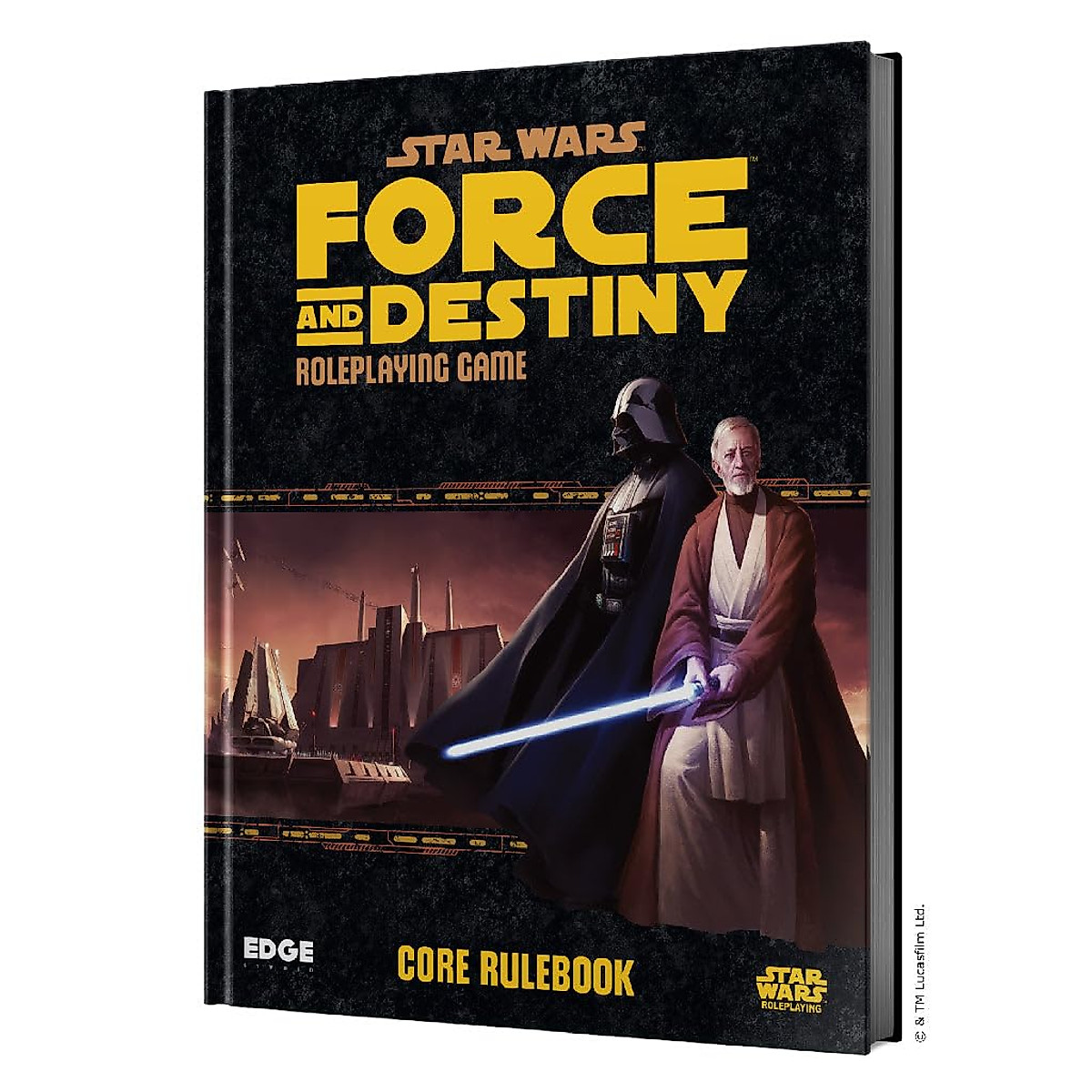 Edge Studio Star Wars Force and Destiny Game CORE RULEBOOK | Roleplaying Game | Strategy Game for Adults and Kids | Ages 14 and up | 2-8 Players | Average Playtime 1 Hour | Made