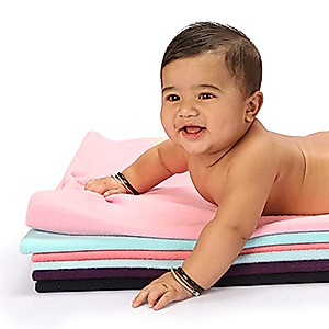 Umanac Baby Waterproof Crib Sheet | Dark Blue, Large (39 in x 55 in) - Bed Pad, Bed Wetting Mattress Pad, Washable, Reusable Incontinence Underpads Sheet Protector for Toddler, Children and Adults