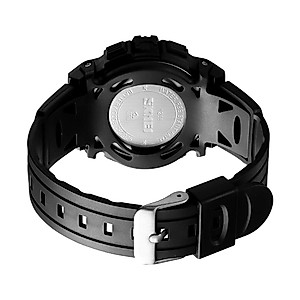 FIZILI Boys Watch Digital Sports Waterproof Outdoor Kids Watches Alarm Clock 12/24 H Stopwatch Calendar 3-15 Year Old Boys Girls Wristwatch - Black Red