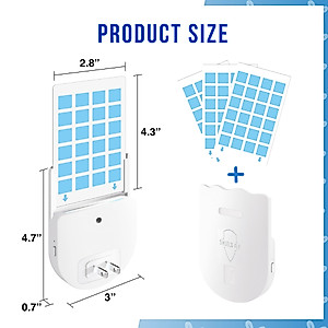 SHIELDFLY | Fly Trap Indoor, Gnat Killer Indoor, Fly Traps Indoor for Home, Highly Effective UV Light, Flying Insect Trap, Flies, Fruit Flies, Gnats & Other Flying Insects (1 Device + 3 Cartridges)