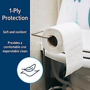 Camco Marine & RV Toilet Paper - 4-Rolls - 1-Ply Quick Dissolve RV & Marine Septic Safe Bath Tissue - Dye & Fragrance Free - 280 Sheets Per Roll (40275)