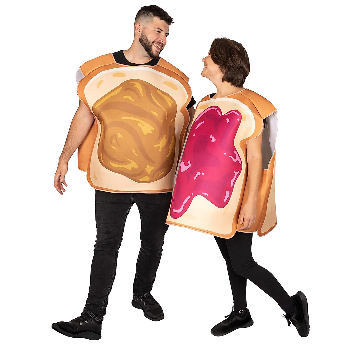 Peanut Butter and Jelly Sandwich Couples Halloween Costume - Funny Food Outfit