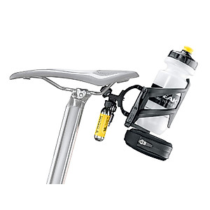 Topeak Bike Tri-Cage with Integrated tire levers Black, 14.7 x 9 x 8.2 cm / 5.8” x 3.5” x 3.2”