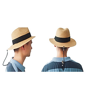 HAISDA Hat Rides Cap Retainer for Fishing,Hat Windy Clips for Boating,Hat Keeper and Eyewear Holder,Pack of 10 Black, 6-7