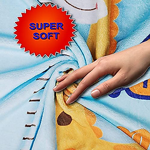 Baby Monthly Milestone Blanket - Large 60"x40" Memory Blanket w/Growth Tracker, Soft Fleece First Year for Girl, Boy, Monthly Nursery Swaddling Blankets for Newborn Beautiful Shower Gift