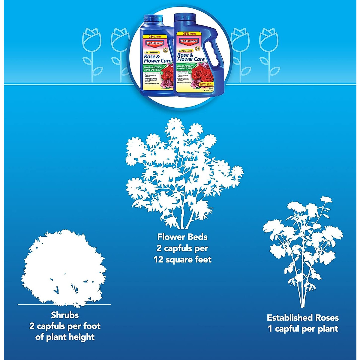 BioAdvanced 2-In-1 Systemic Rose and Flower Care II, Granules, 5 lb