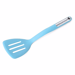 KitchenAid Classic Slotted Turner, 13.5 inches, Aqua