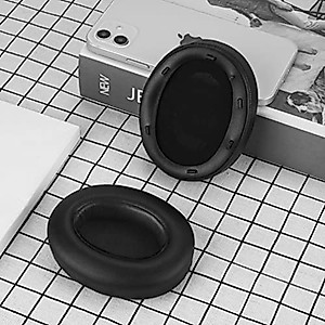Geekria QuickFit Replacement Ear Pads for Sony WH-XB910N Headphones Ear Cushions, Headset Earpads, Ear Cups Cover Repair Parts (Black)