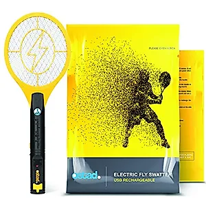 Electric Fly Swatter Racket - Indoor & Outdoor Bug Zapper, Mosquito Zapper for Home, Pest Control, Fly Zapper, Mosquito and Bug Zapper Indoor