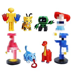 XEJJ Toys Action Figures,8PcsToys Plastic Set Cake Topper Figurines for Gifts Party Supplies