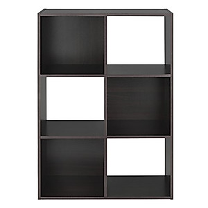 Whitmor 6 Cube Organizer, Espresso