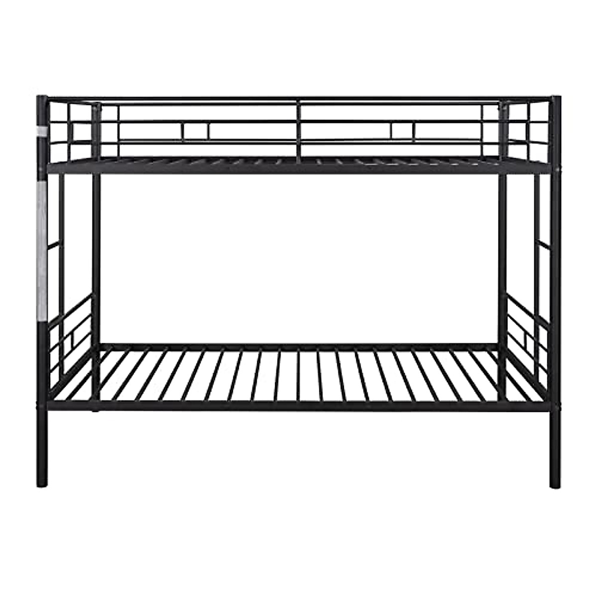 GNIXUU Metal Bunk Bed Twin Over Twin Sturdy Heavy Duty Bunk Beds with 2 Side Ladders, Space Saving, No Box Spring Needed, for Boys Girls Teens Adults
