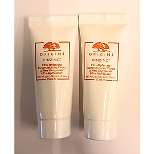 Origins Ginzing Ultra hydrating Energy Boosting Cream moisturizer 15ml x 2 = 30ml / 1 oz