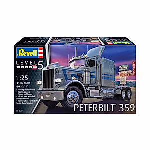 Revell 85-2627 Peterbilt 359 1:25 Scale 302-Piece Skill Level 5 Model Car Building Kit