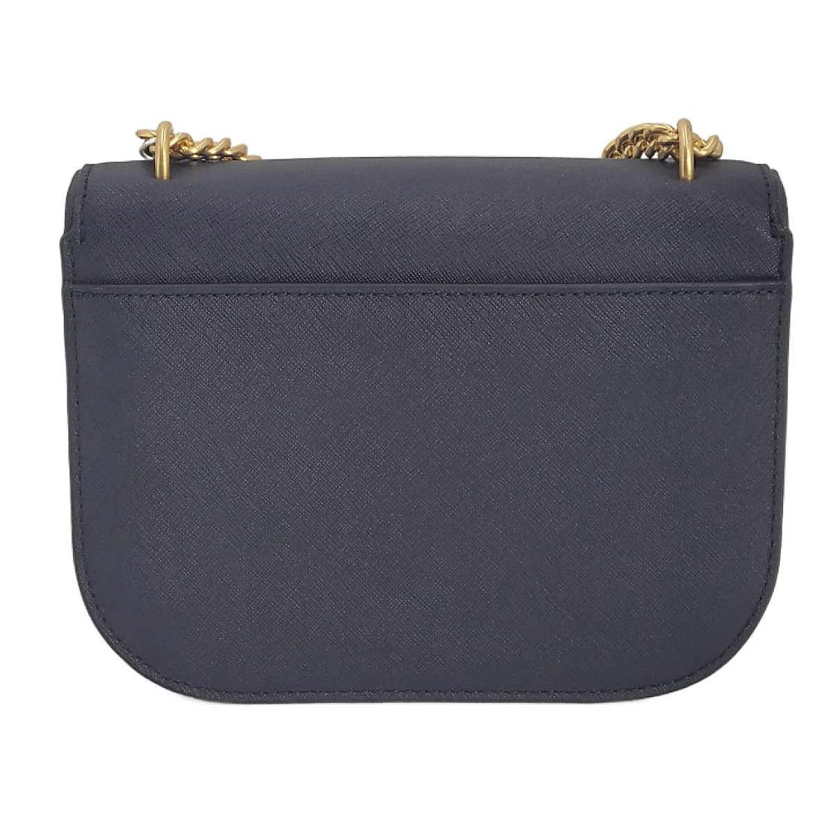 Tory Burch 136092 Emerson Flap Tory Navy Blue With Gold Hardware Women's Shoulder Bag