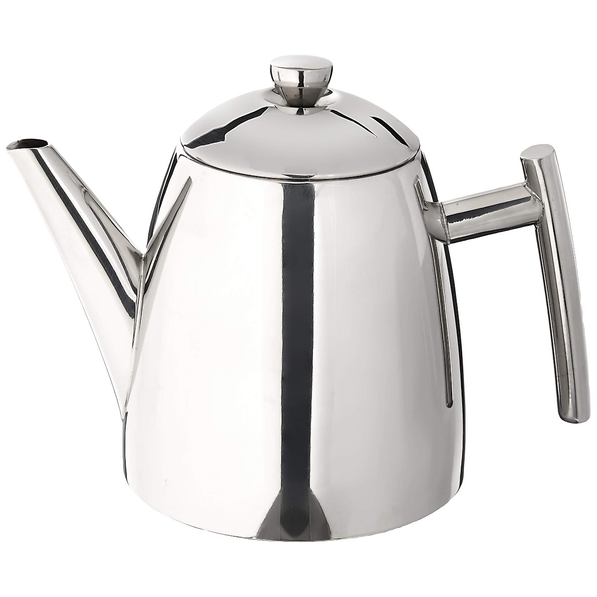 Frieling 18/8 Stainless Steel Teapot with Infuser, Tea Warmer with Teapot Infuser for Loose Tea, 34 Ounces