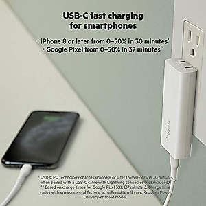 Belki GaN Wall Charger 20W Fast Charging PD USB-C Power Delivery for iPhone 13, 12, 11, Pro, Pro Max, Mini, iPad, AirPods, Galaxy S22, S21, Plus, Ultra, and More