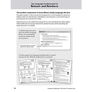 Evan-Moor Language Fundamentals, Grade 3